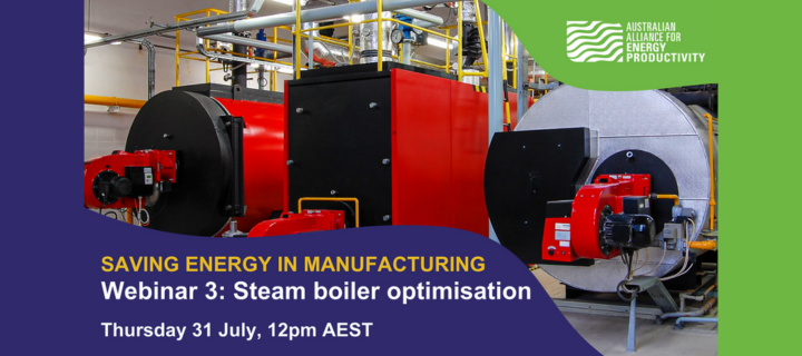 Saving energy in manufacturing series: Steam boiler optimisation ...